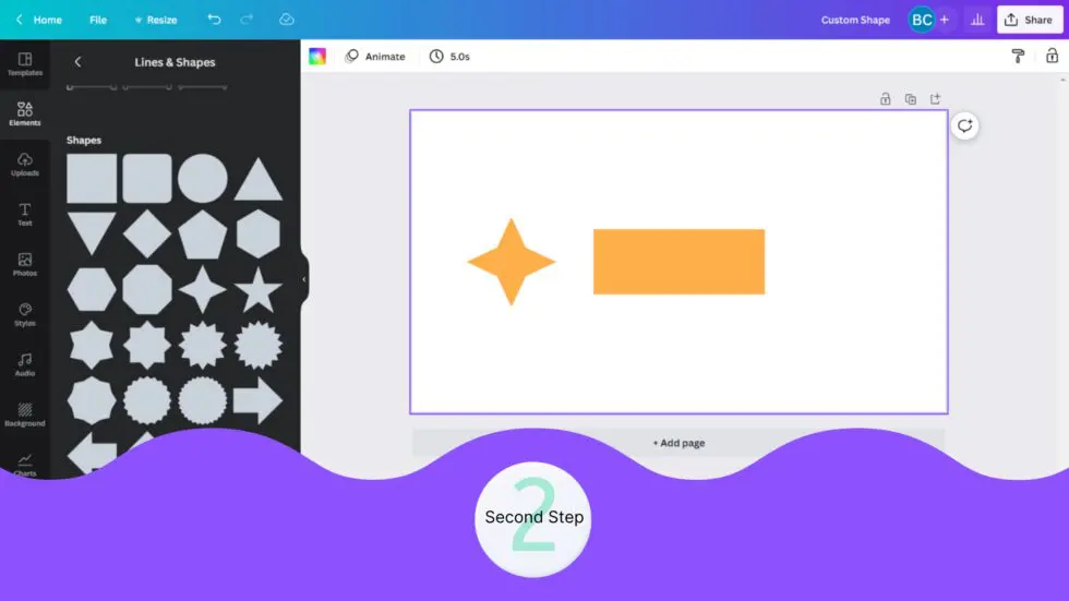 How to Create a Custom Shape in Canva - Blogging Guide