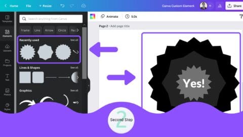 How to Create Your Own Element in Canva - Blogging Guide