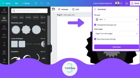 How to Create Your Own Element in Canva - Blogging Guide