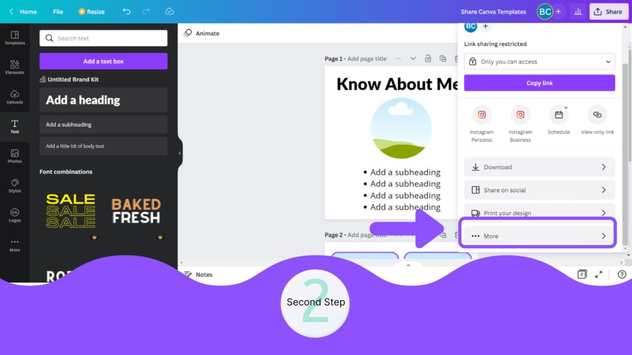 How to Share Canva Templates - Blogging Guide