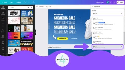 How to Create Flashing Text in Canva - Blogging Guide