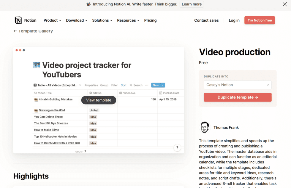 Free Aesthetic Notion Templates - Blogging Guide