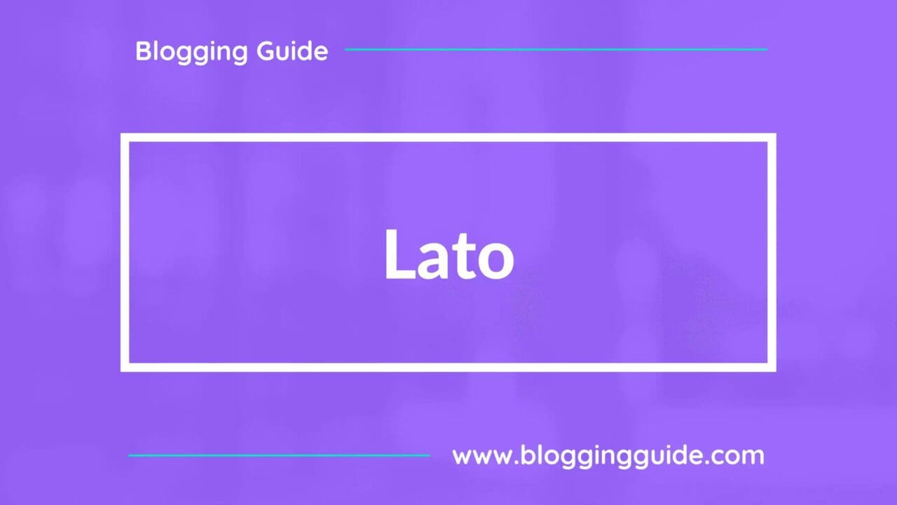 Best Blog Fonts (Best Fonts to Use for Your Blog) - Blogging Guide