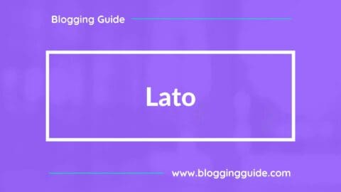 Best Blog Fonts (Best Fonts to Use for Your Blog) - Blogging Guide