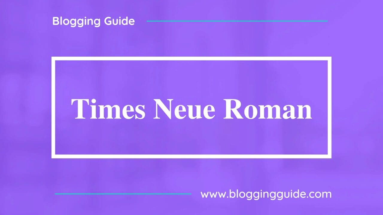 Best Blog Fonts (Best Fonts to Use for Your Blog) - Blogging Guide