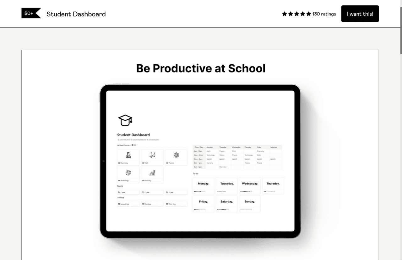 Best Notion Templates for Students - Blogging Guide