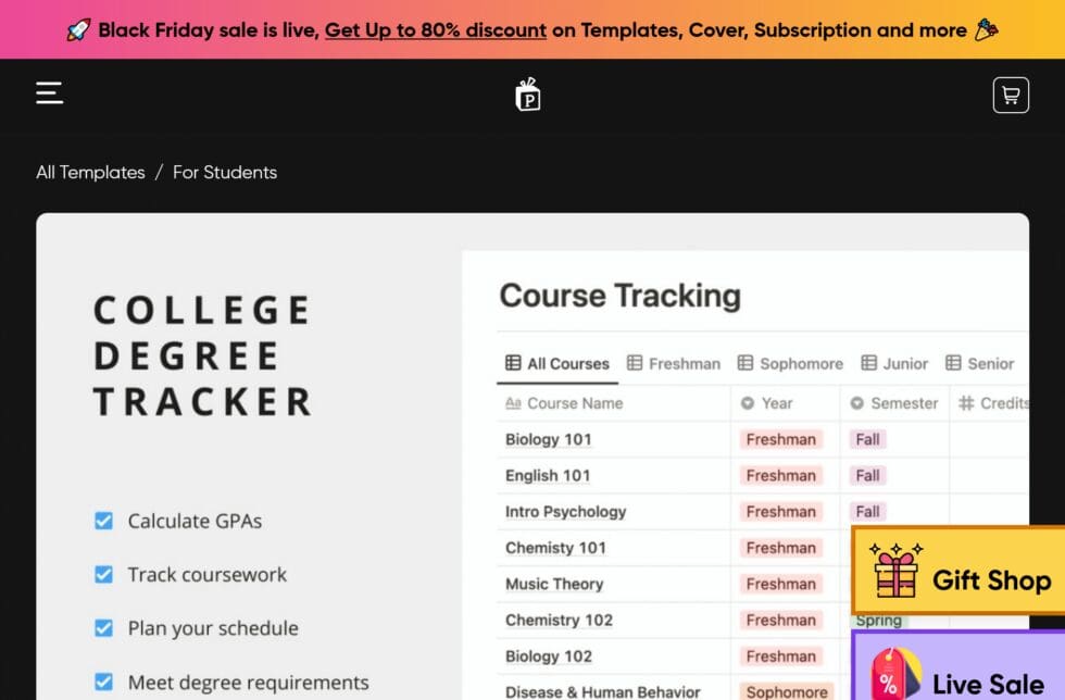 Best Notion Templates for Students - Blogging Guide