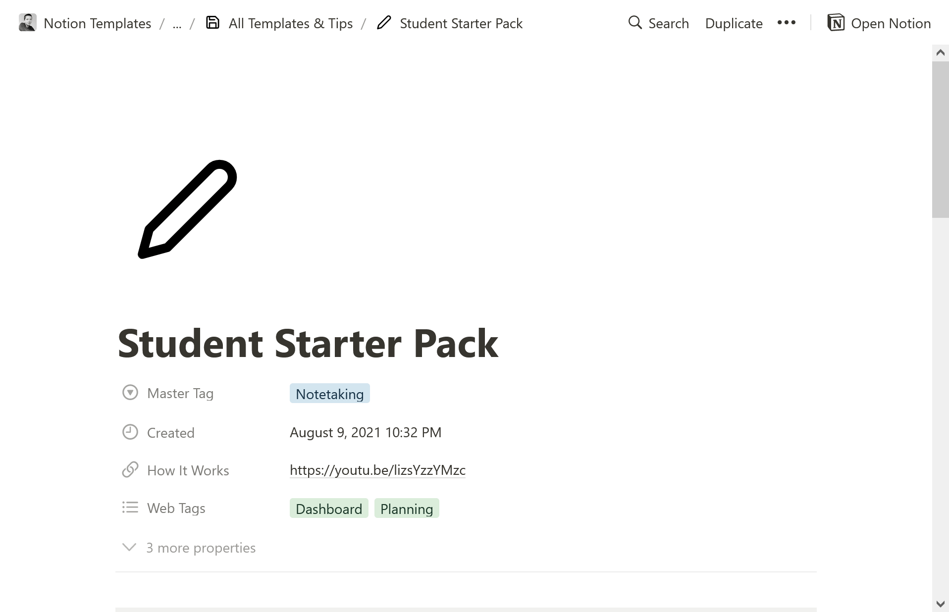 Best Notion Templates for Students - Blogging Guide