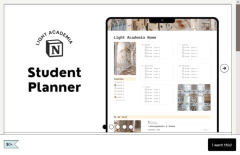 Best Notion Templates for Students - Blogging Guide
