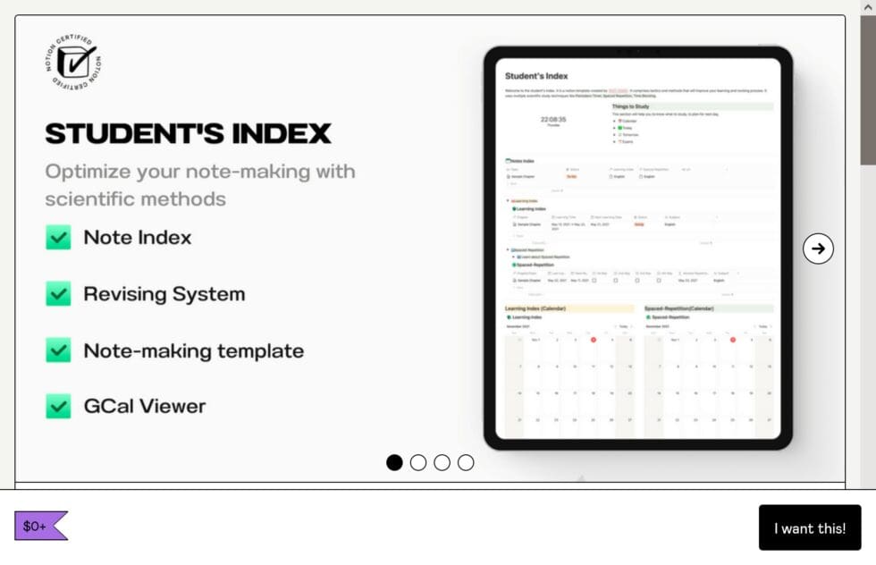 Best Notion Templates for Students - Blogging Guide