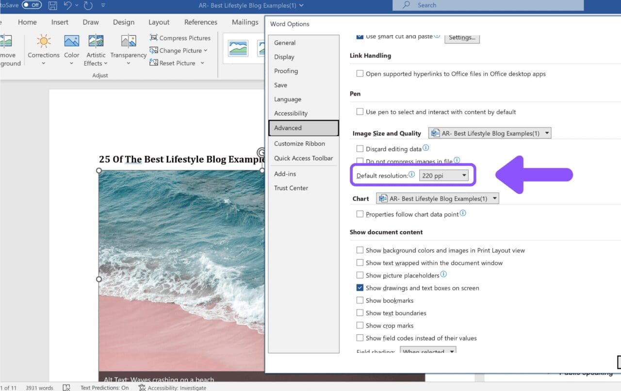 How to Check the DPI and Resolution of an Image - Blogging Guide