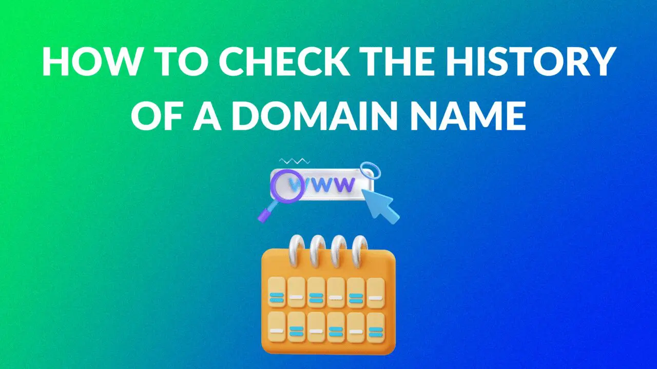 How to Check the History of a Domain Name - Blogging Guide