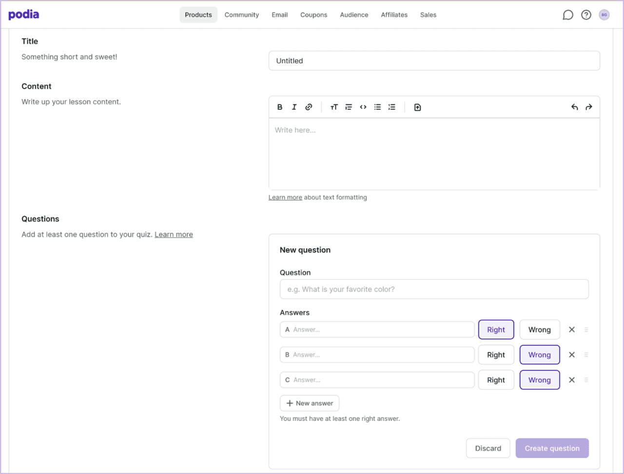 How to Create a Course on Podia - Blogging Guide