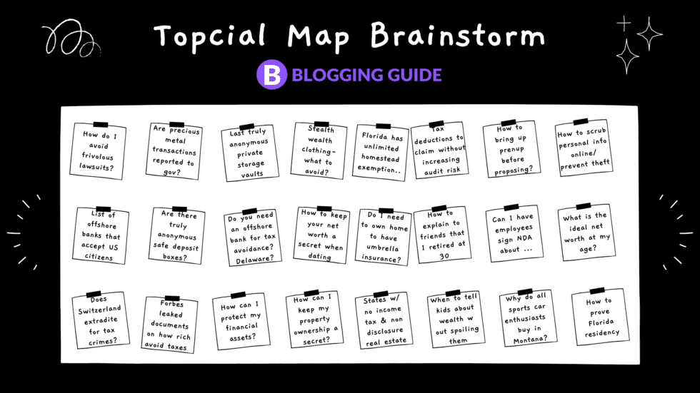 How to Create a Topical Map for Your Blog - Blogging Guide